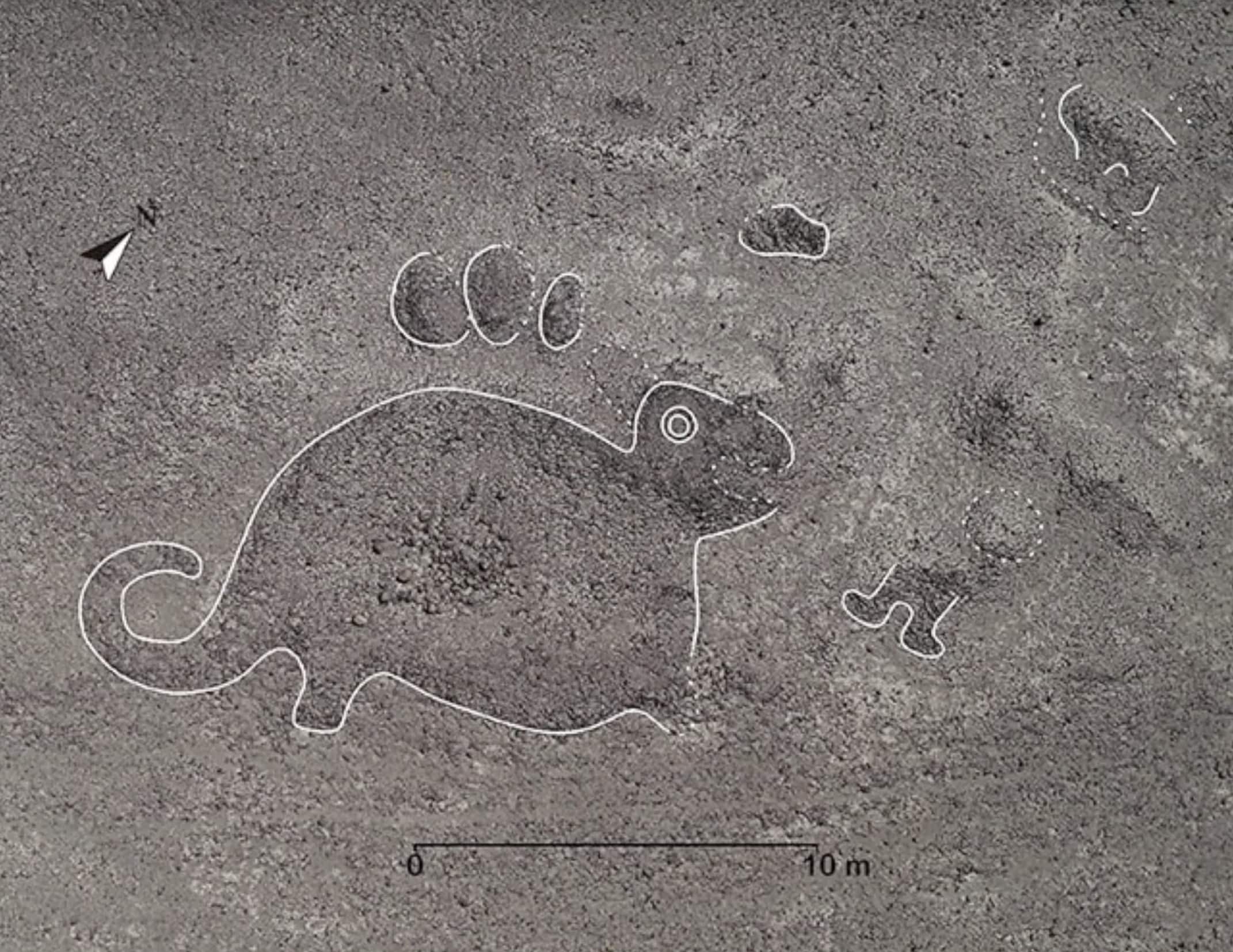 Researchers reveal 143 new Nazca Lines of strange humanoid beings and a ...