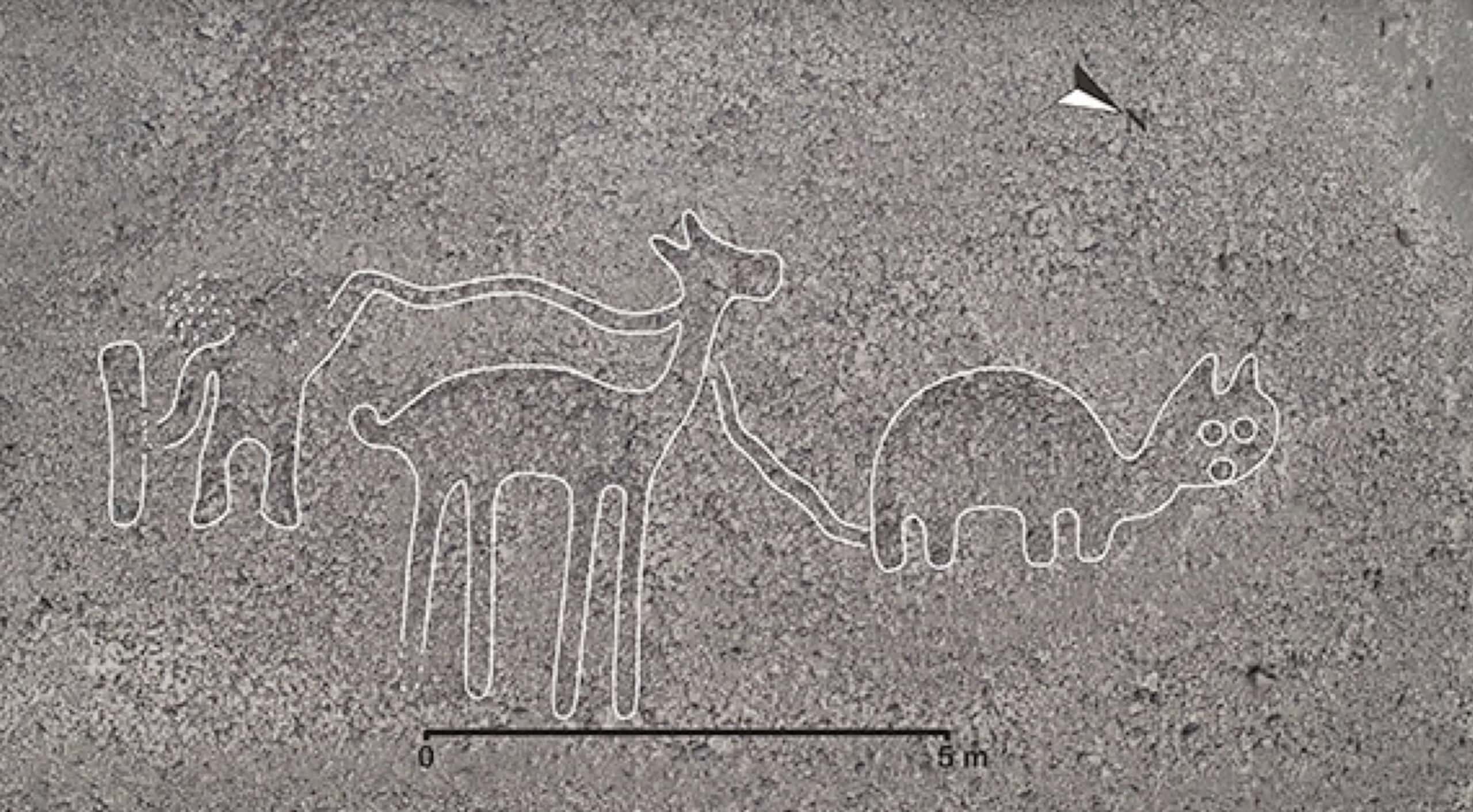 Researchers reveal 143 new Nazca Lines of strange humanoid beings and a ...